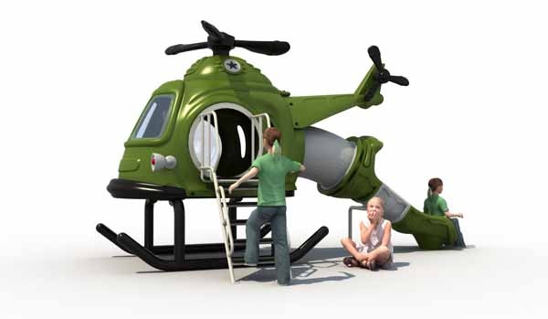 Outdoor Helicopter Theme Playground Large Playing Area Outdoor Helicopter Theme Playground Large Playing Area