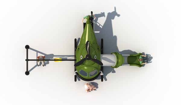 Outdoor Helicopter Theme Playground Role Play with Swingset Outdoor Helicopter Theme Playground Role Play with Swingset